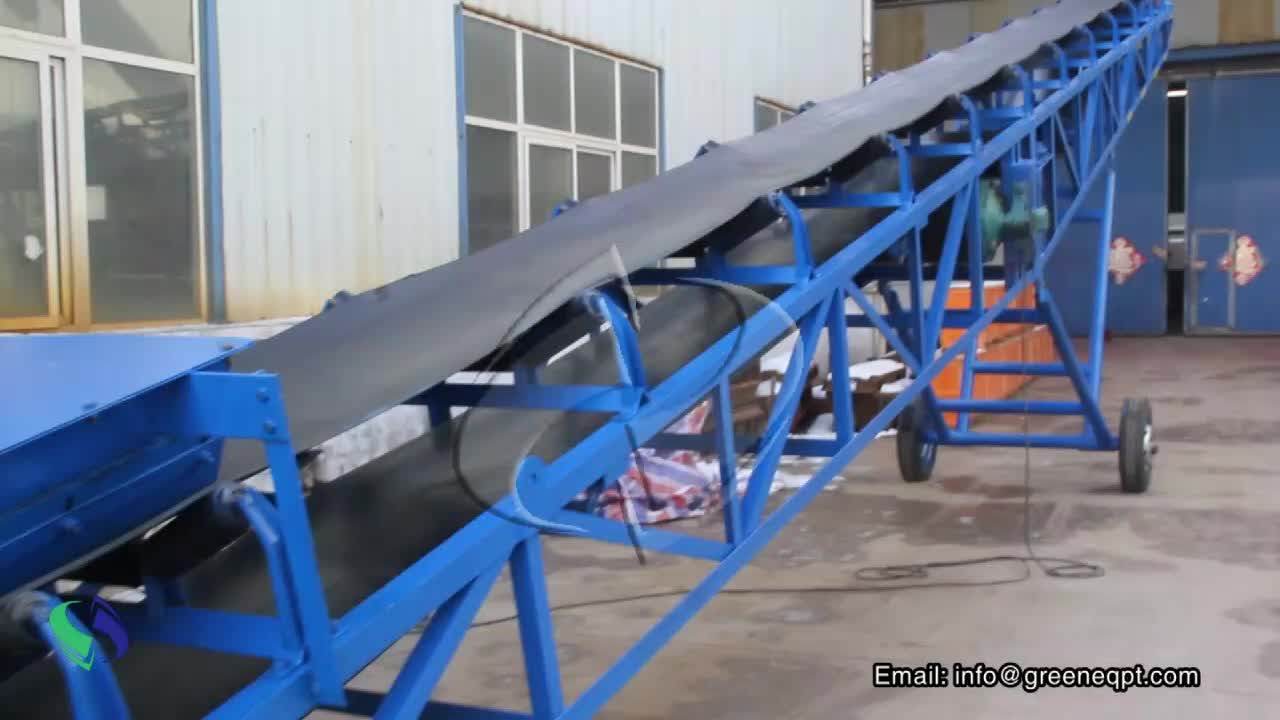 Mobile Portable Belt Conveyor System With Hopper - Buy Hopper Belt ...