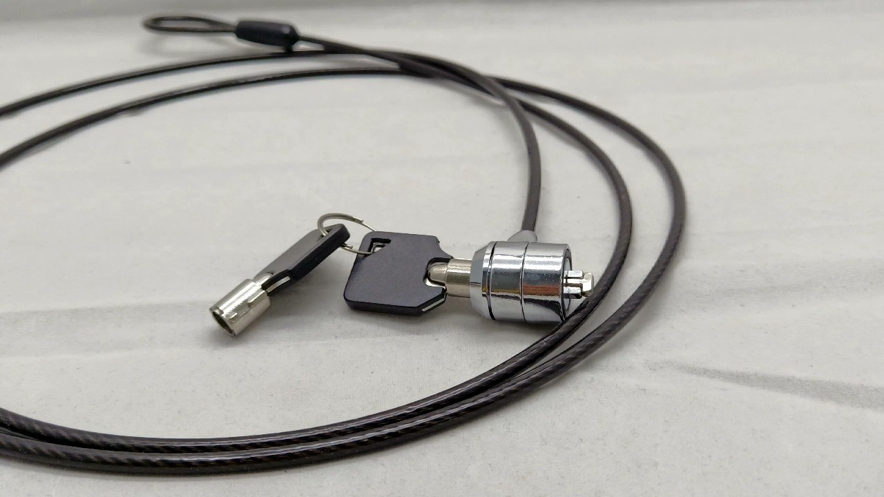 High Quality Key Type Anti-theft Laptop Cable Lock For Standard ...