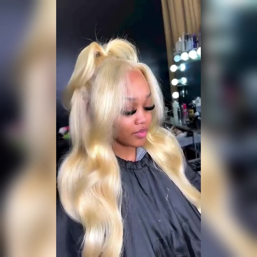 Bundles And Closure Set Blond Packet Hair With Closure Pack Deal ...