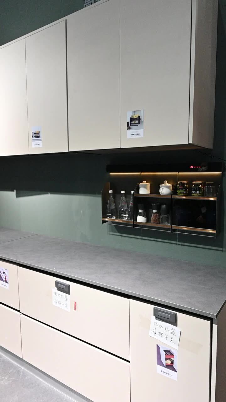 Kangyale Kitchen Elevator System Tall Cabinet Lift Basket Glass ...