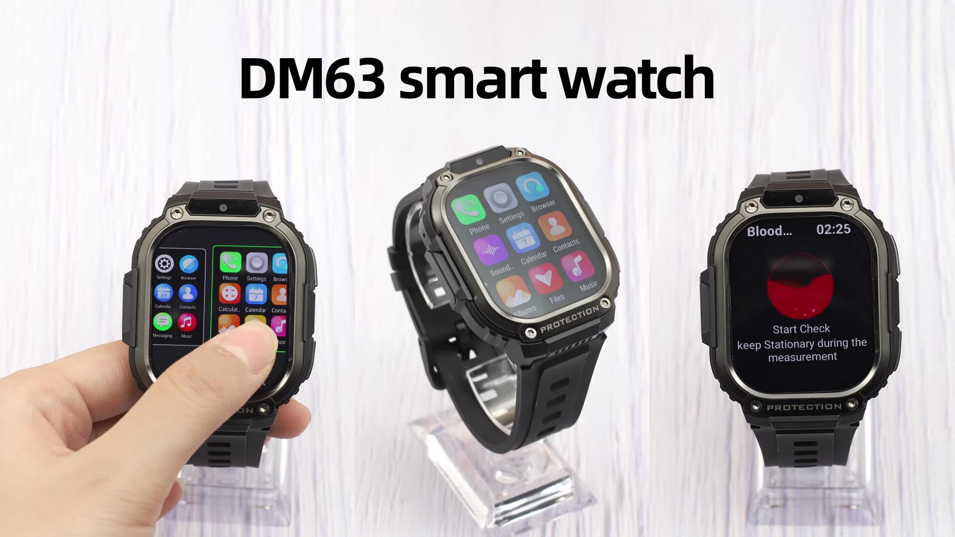 Dm63 4g Smart Watch Waterproof 2024 Cds9 Ultra 9 Series 2.2 Inch Large ...