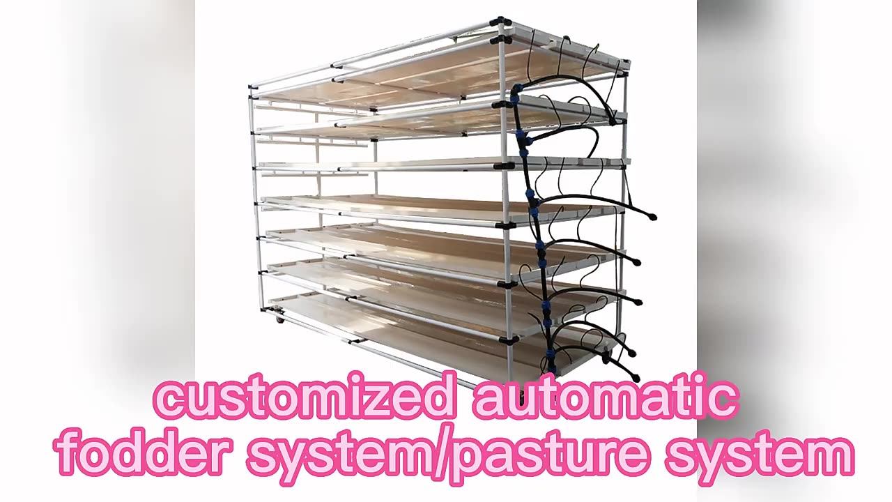 Automatic Animal Fodder Tray Sprout Container Hydroponic Barley Fodder ...