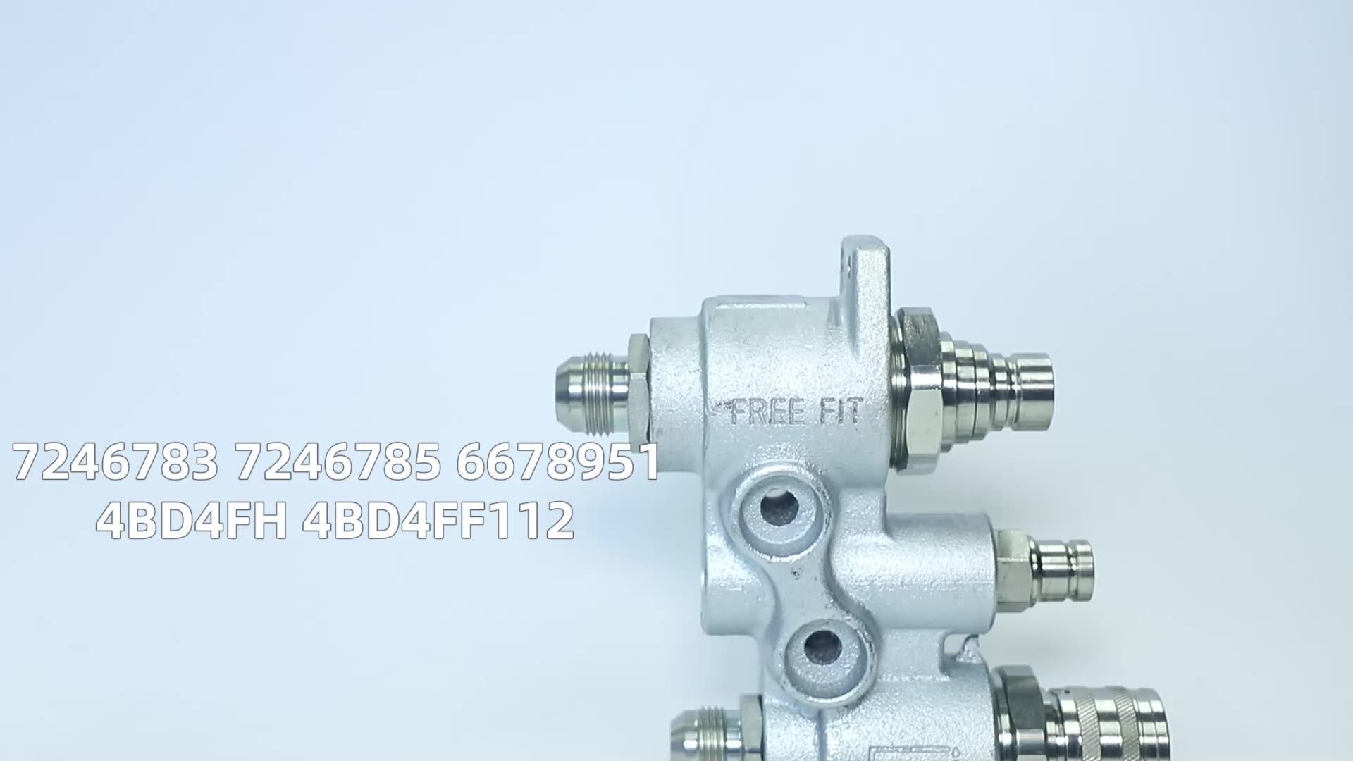 4bd4fh In Selected Materials Female Flat Face Hydraulic Coupler ...