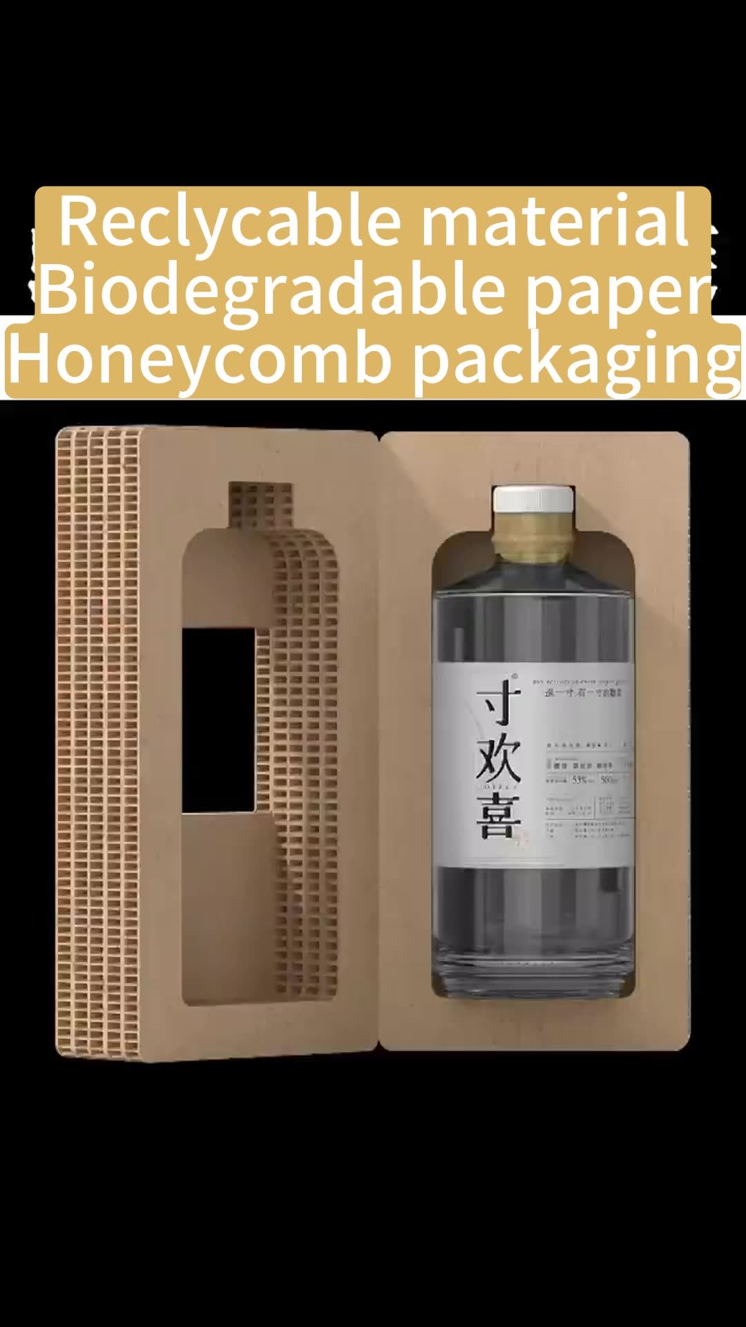 Recyclable Biodegradable Hardcover Honeycomb Paper Corrugated Insert ...