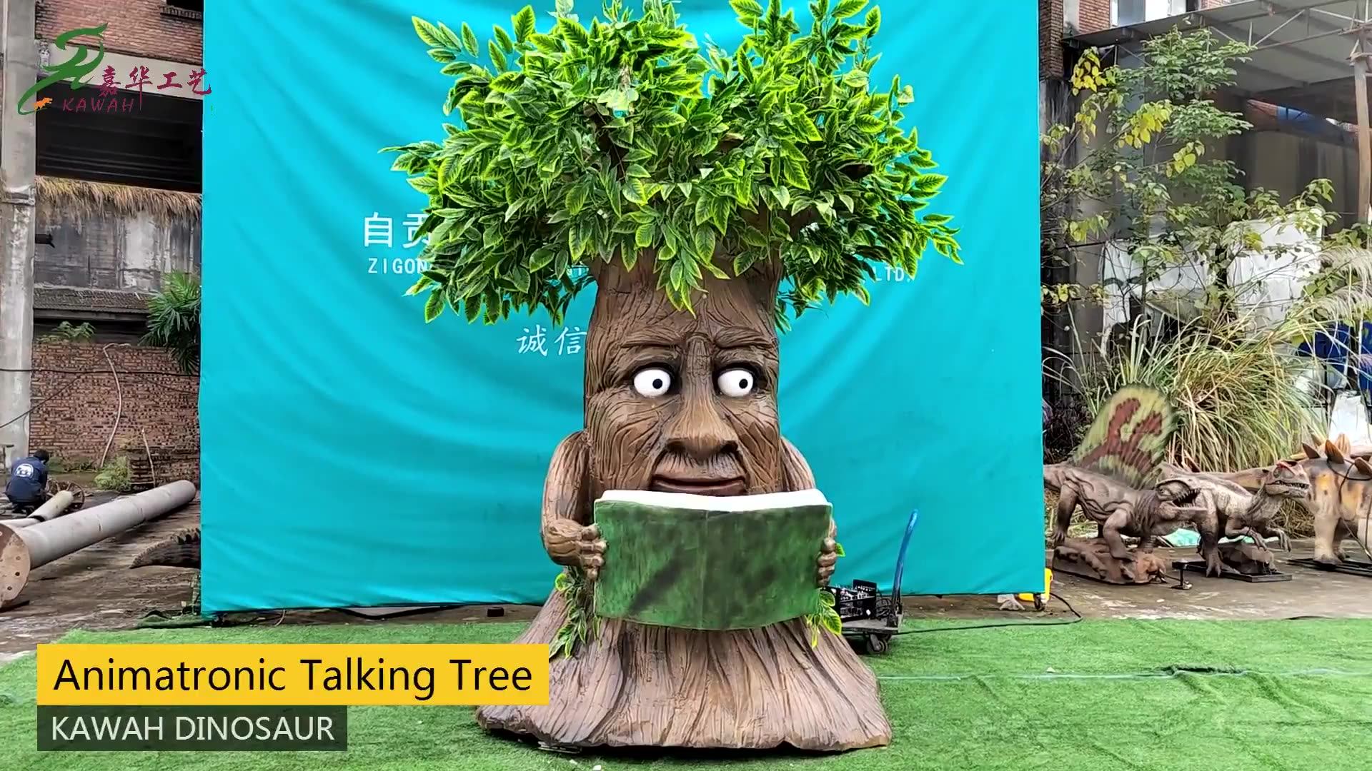 Artificial Animatronic Talking Tree With Movements Amusement Park ...