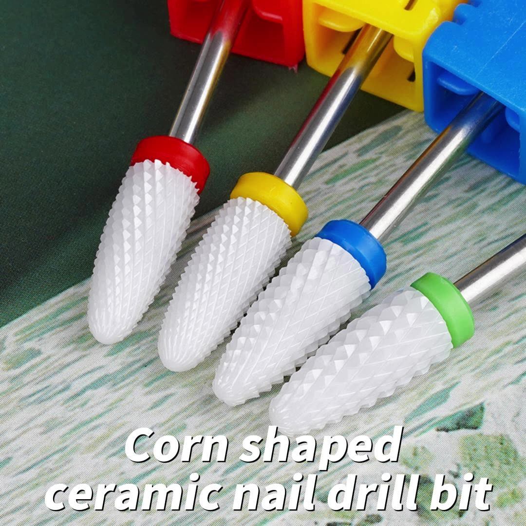 Conical Shape Bit Cross Cut-white Ceramic Best Selling Yaqin Beauty ...