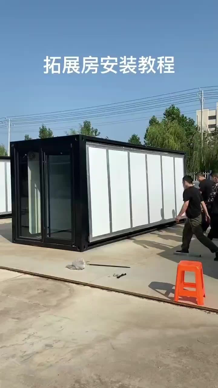 Expandable Double Wing Foldable Room Full Interior Decoration 40 Ft Fast Installation Mobile ...