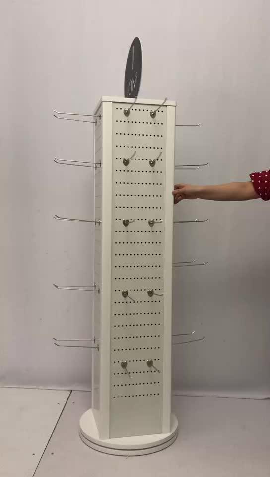 Retail Metal Flooring Stand Peg Board Rack Accessories Display Stand ...