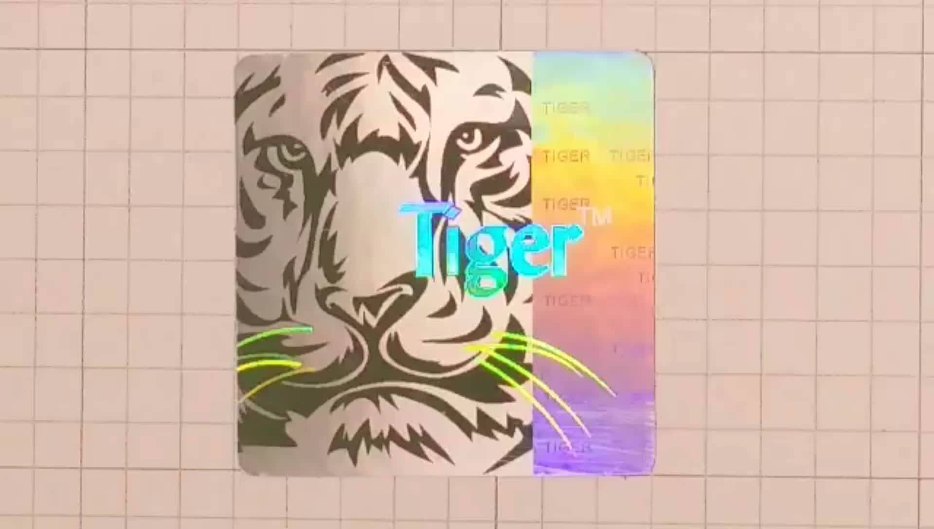 25mm Square Custom Hologram Security Sticker - Buy Security Sticker ...
