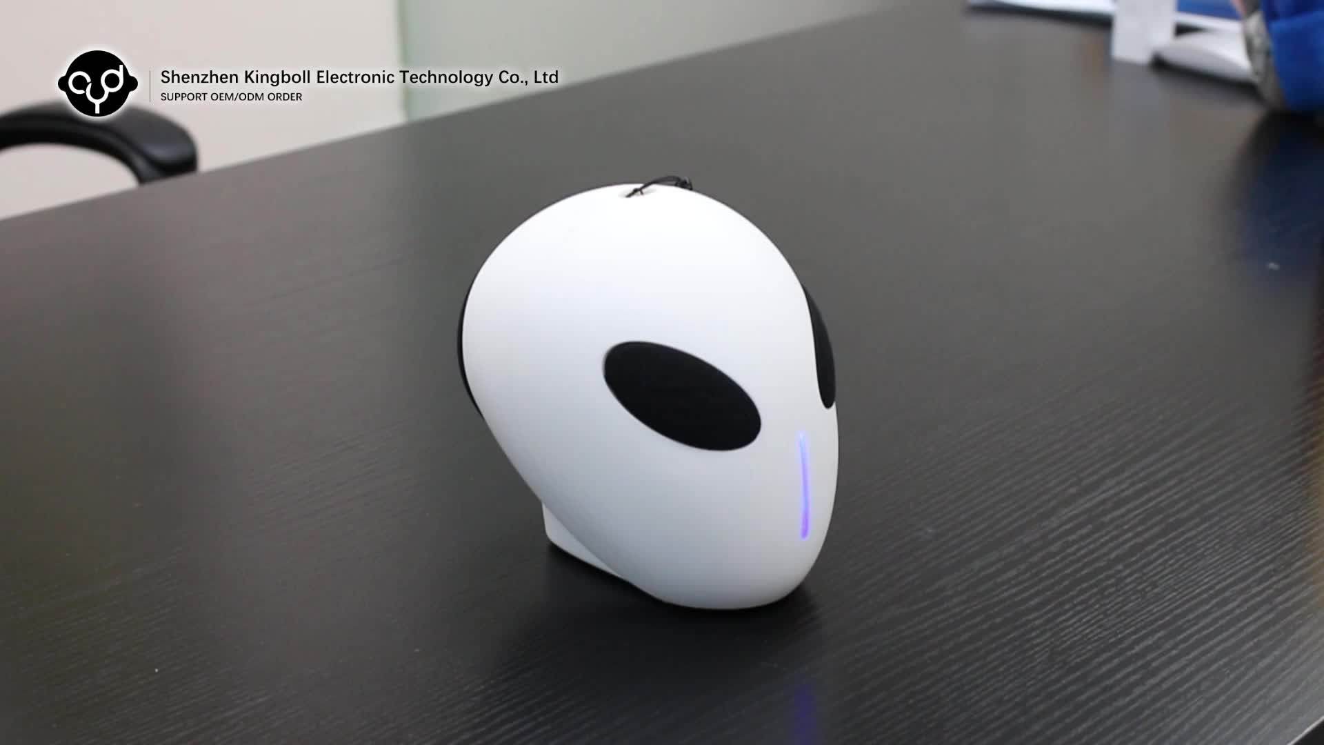 Portable Wireless Desktop Novelty Alien Speaker X18 Led Light Speaker ...