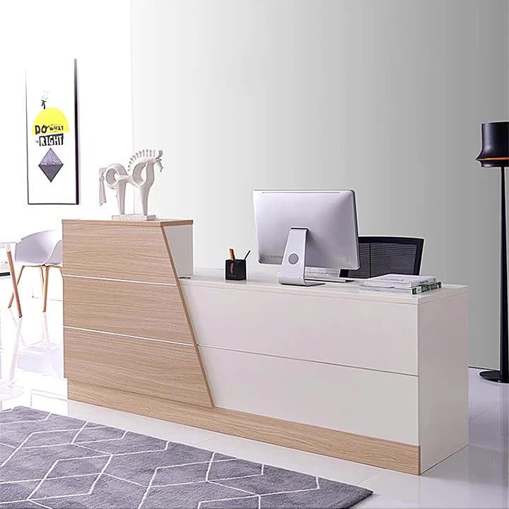 Modern L Shape Reception Desk Small Office Furniture - Buy Modern ...