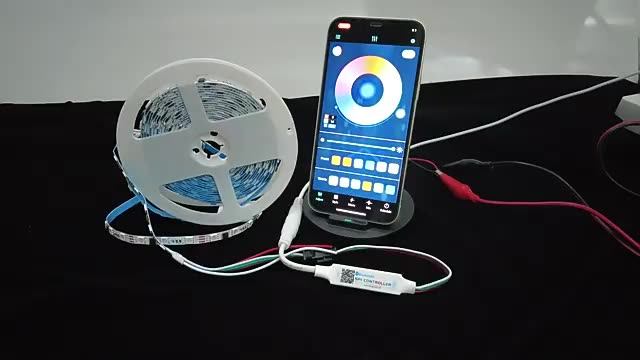 24v 12v 5v Smart Tuya Blue Tooth Led Spi Signal Mini Pixel Controller ...