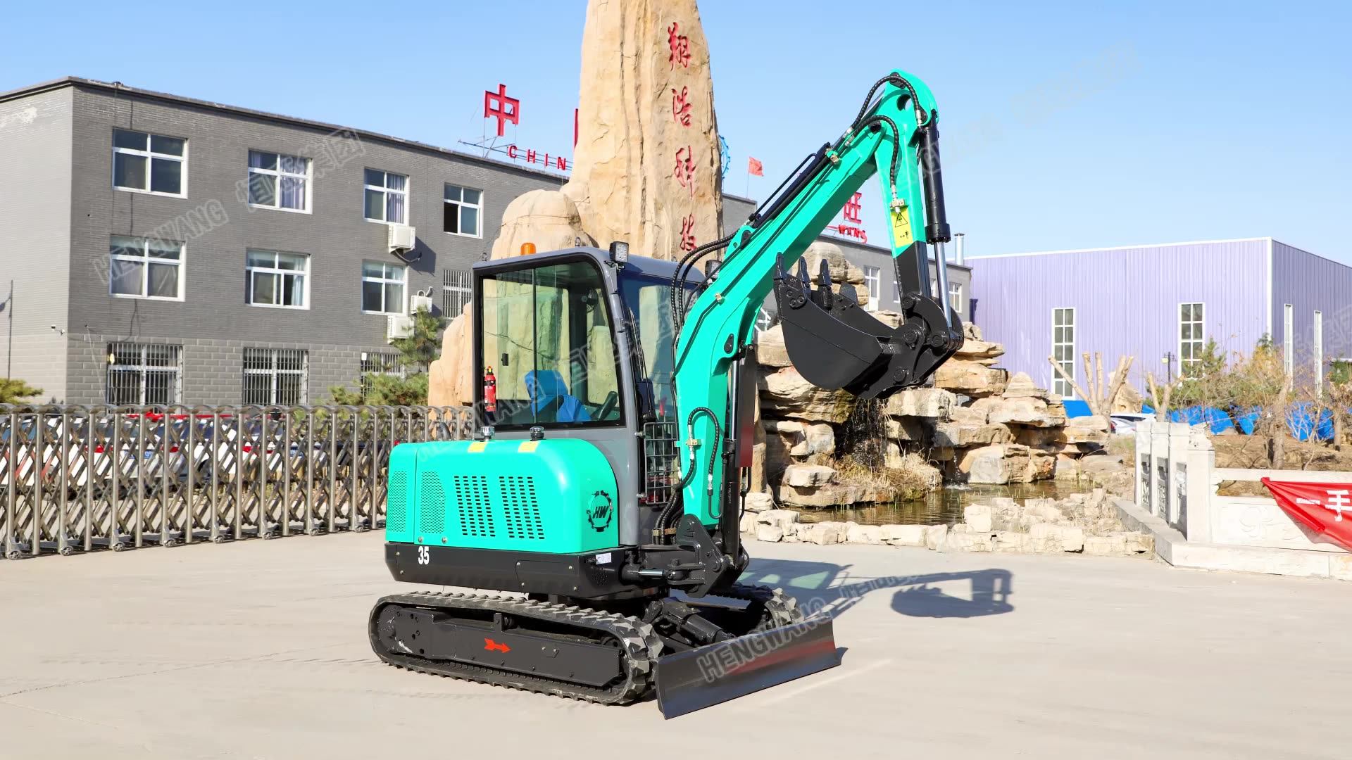 1 Ton Hydraulic Crawler Chinese Mini Excavator For Sale - Buy Mini ...