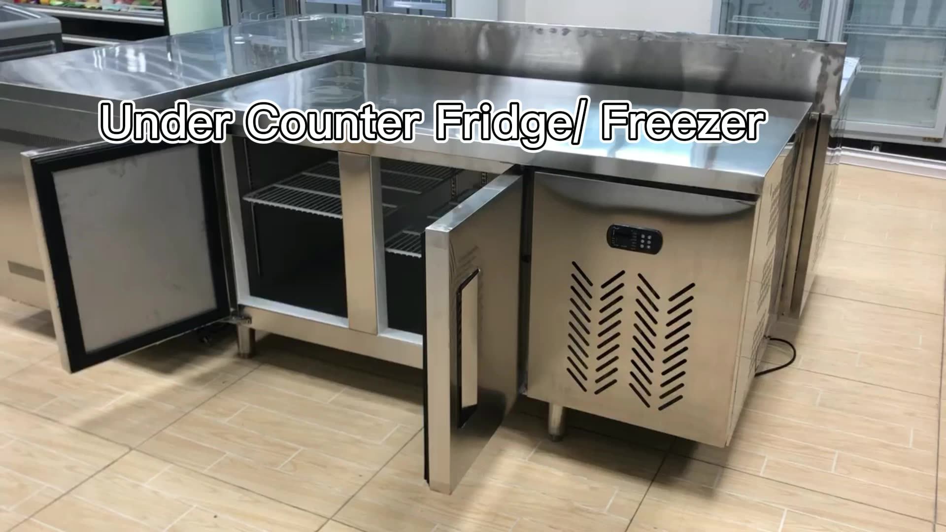 6 Drawer Stainless Steel Worktop Horizontal Refrigerator - Buy ...