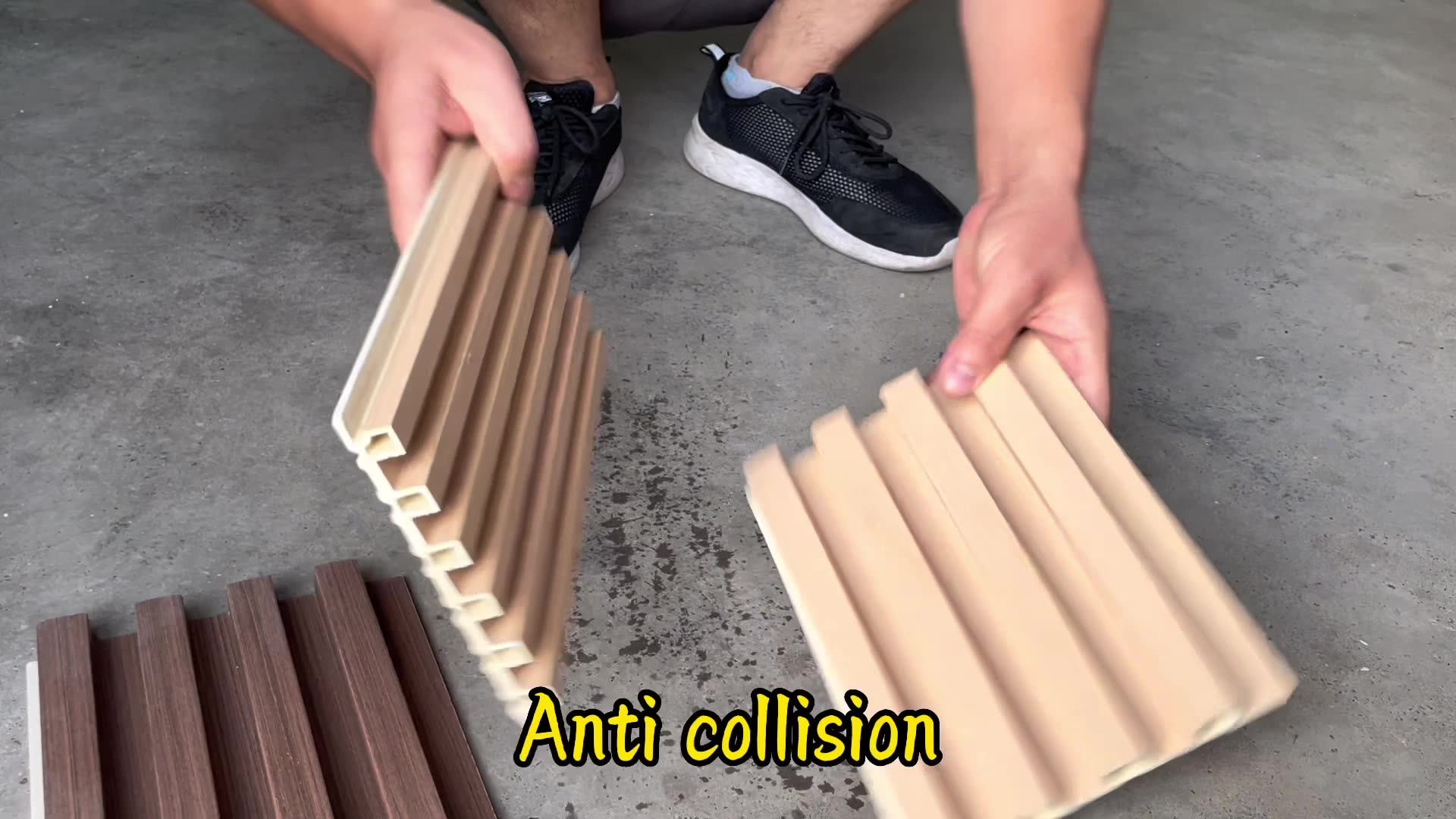 Wholesale Indoor Fluted Seamless Wave Slat Pvc Cladding Texture Slat ...