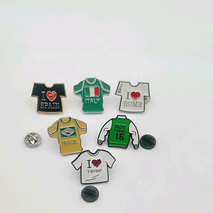 Polo Shirts Football Memorial Soft Enamel Lapel Pin - Buy Soccer ...