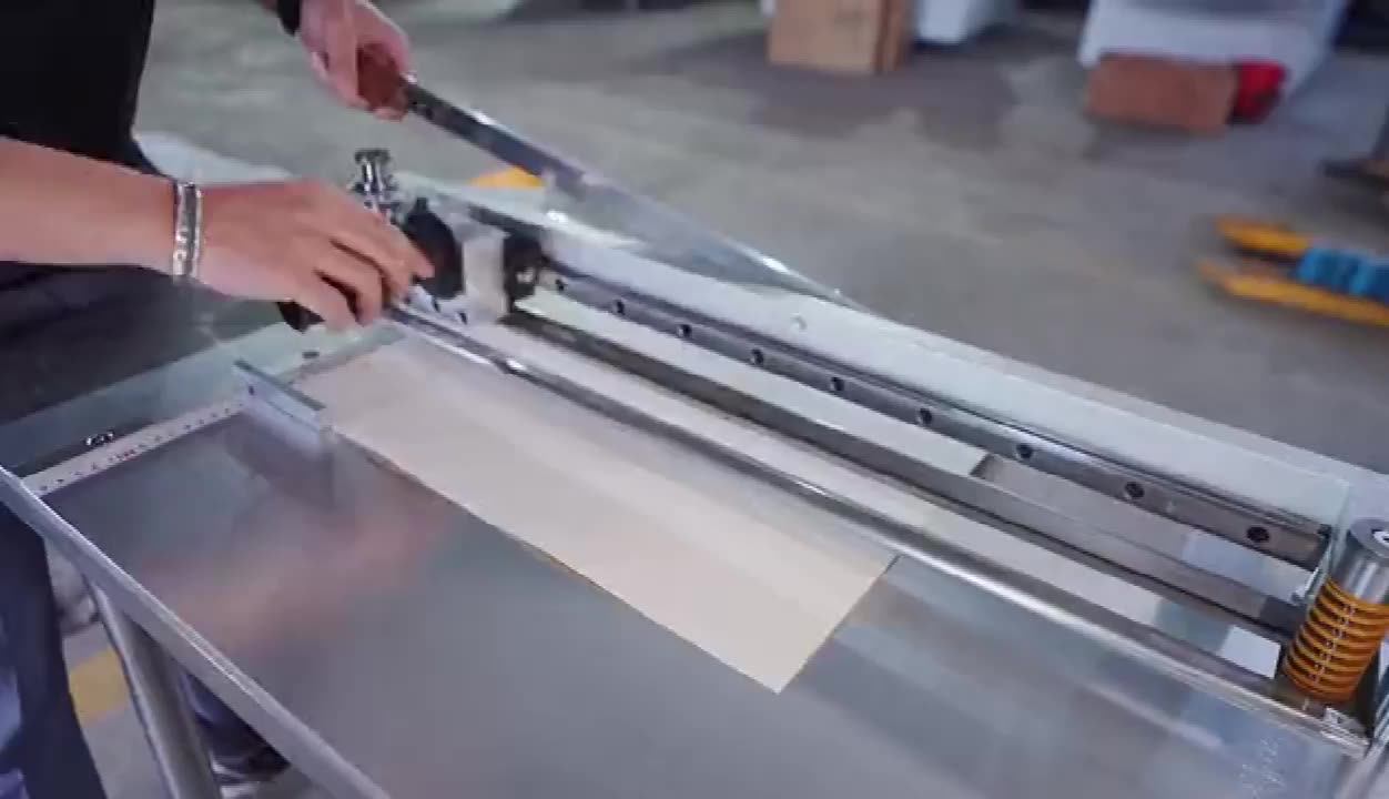 Manual Cardboard Paper Box Package V Slotting Grooving Machine - Buy ...