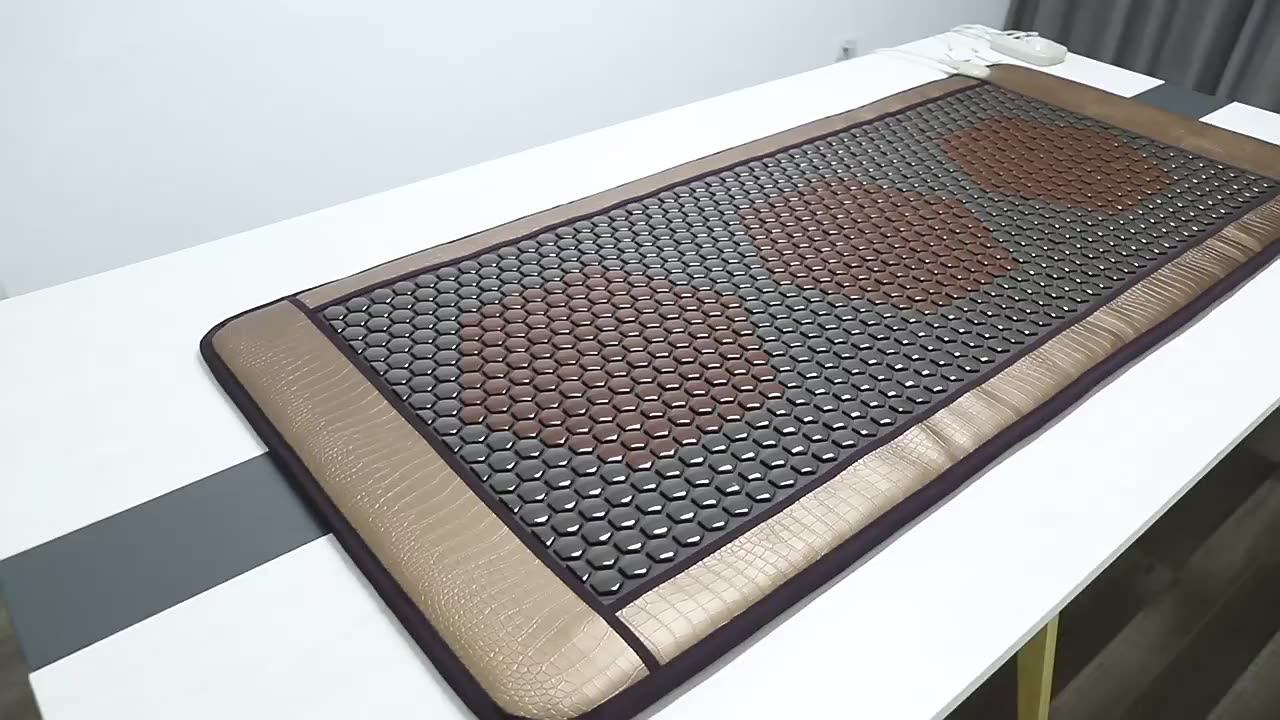 Korea Nugar Best Hot Tourmaline Stone Pad Back Warm Infrared Heating ...