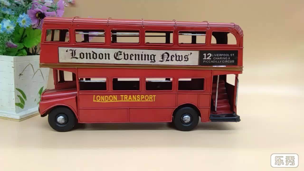 Mini London Classic Red Double-decker Bus Model - Buy Double-decker Bus ...