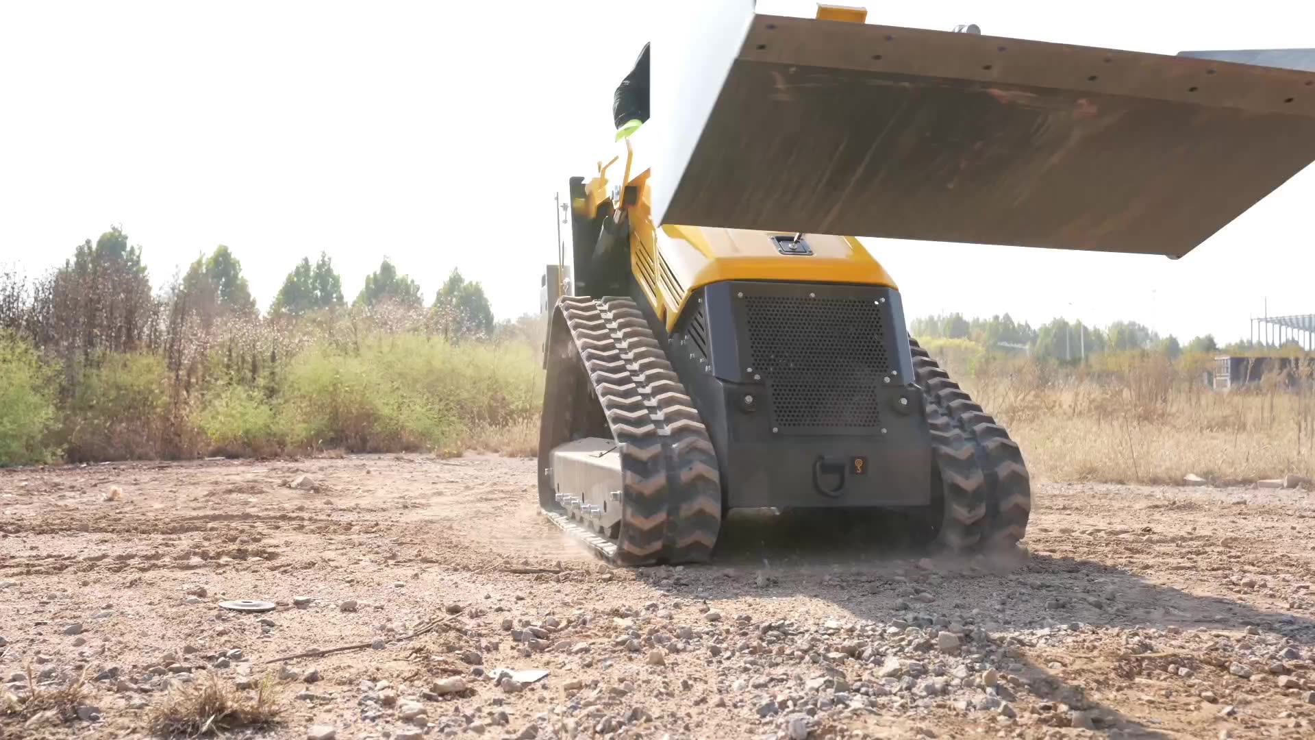 Cheap Mini Electric Articulated Pawheeled Y Loader Tractor Loader And ...