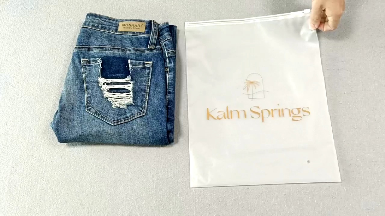 Clothing Packing Opp Bag Dress Plastic Pe Polybag,Custom Opp Pvc Zipper ...