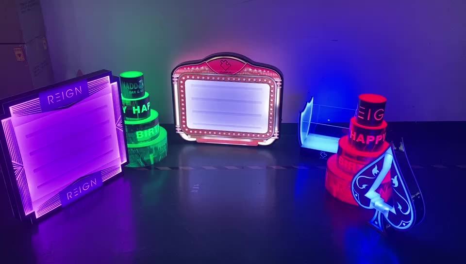 Bottle Presenter Serving Tray Bottle Service Vip Service Letter Board ...