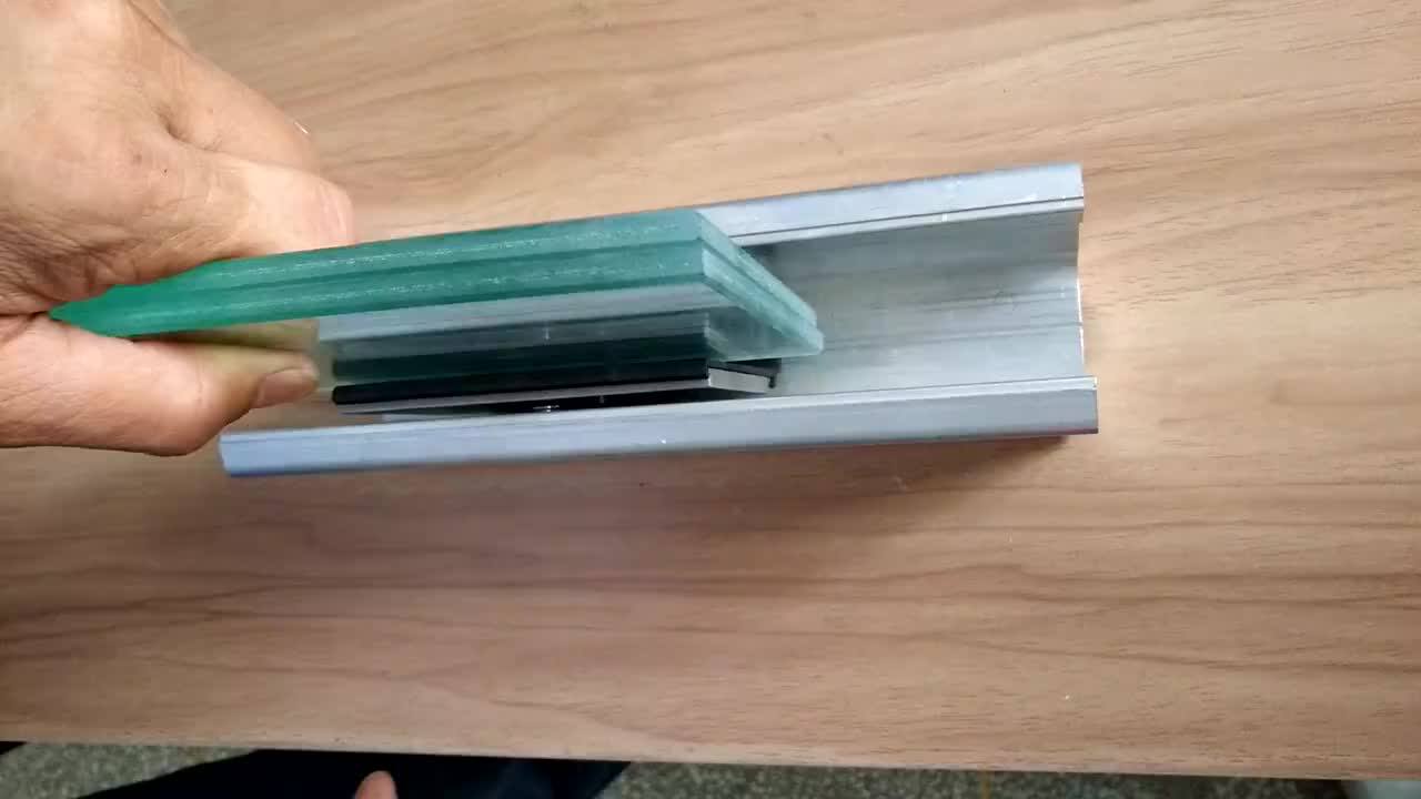 Zdcast Glass Fence Balcony Railing Rubber Flat Sheet Aluminum U Channel ...