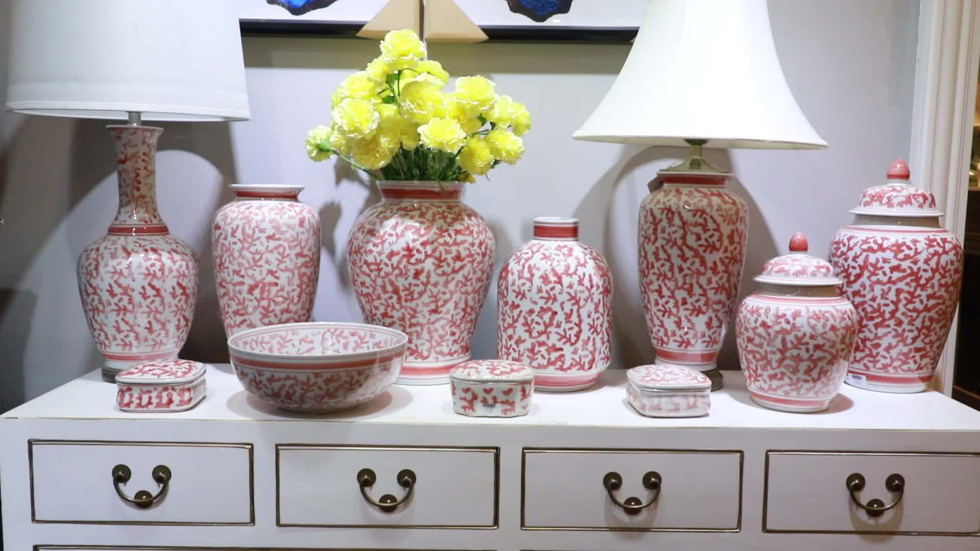 Vintage Restaurant Desk Ceramic Table Lamp Home Decor - Buy Led ...