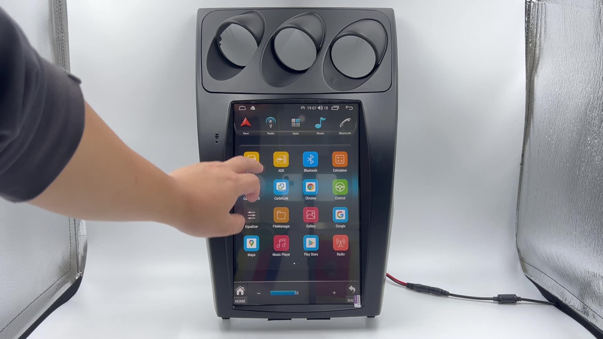 Navihua Car Radio For Nissan 350z Tesla Style Vertical Car Dvd Player ...