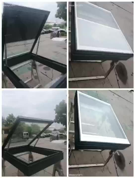 90 Degree Operable Skylights Retractable Window Skylight For Basement ...