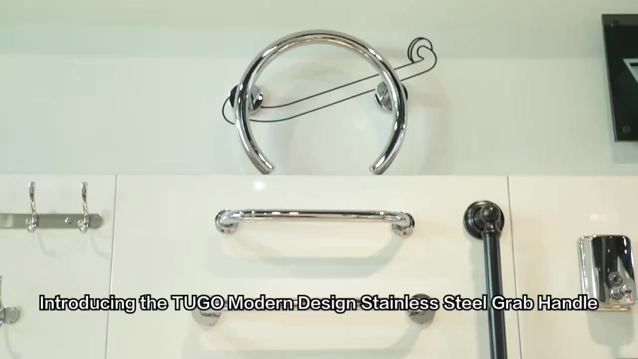 Modern L-shape Stainless Steel Handrail With Brush Surface Finish ...