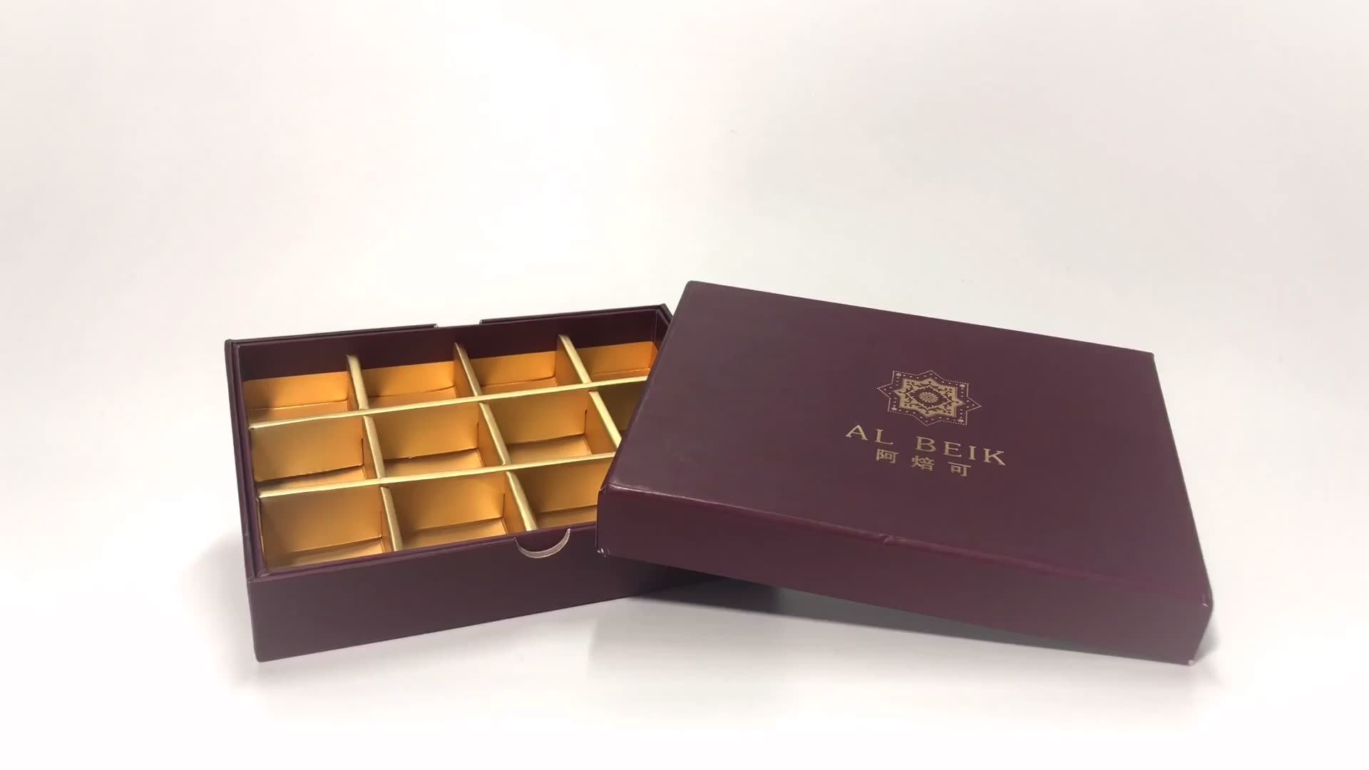 Custom Cardboard Cookie Paper Packaging Box With Insert - Buy Custom ...