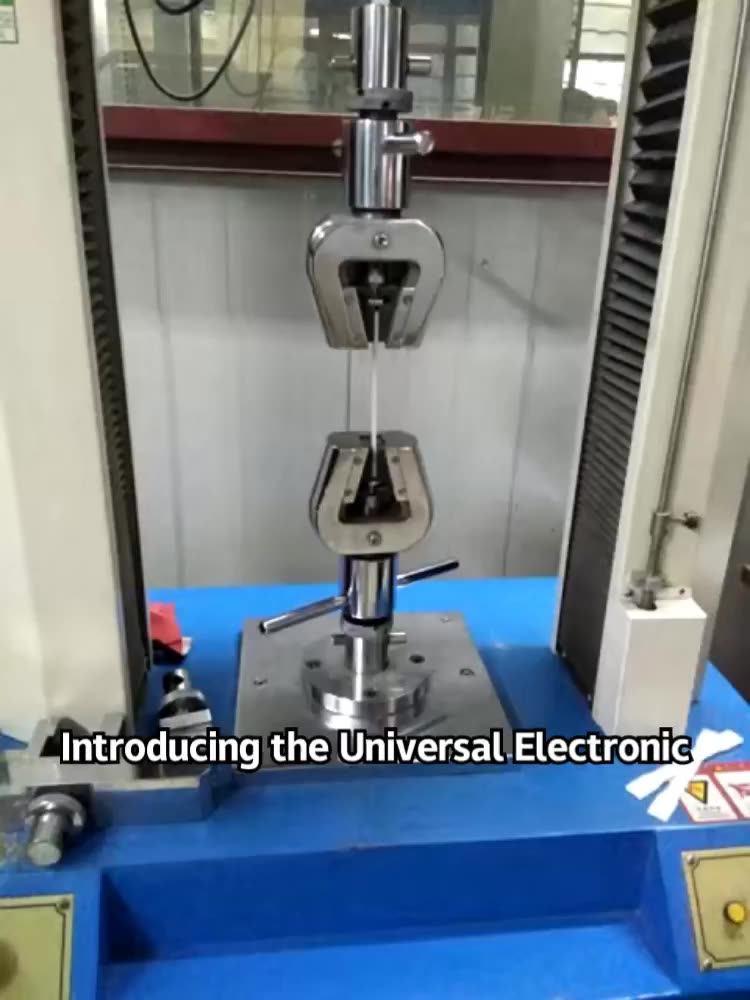 Universal Electronic Tensile Testing Machine For Plastic Rubber Polymer ...