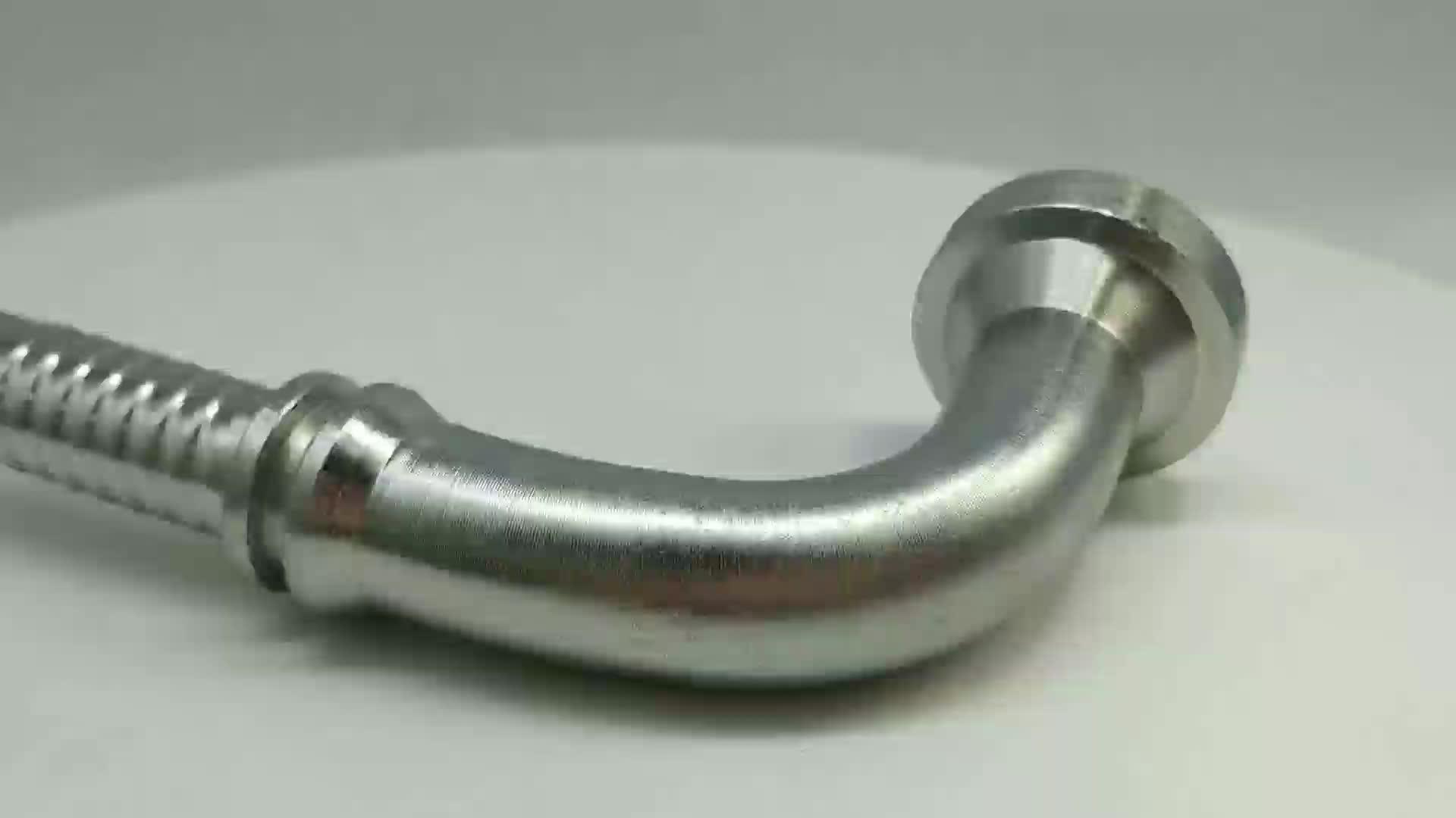 British Standard Pipe Taper Bspt Crimp Hydraulic Fittings - Buy Jic ...