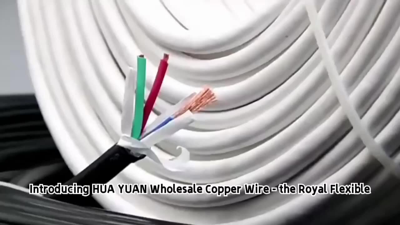 Wholesale H05vv-f Circular Flexible Copper Power Cable 2-core 300/500v ...