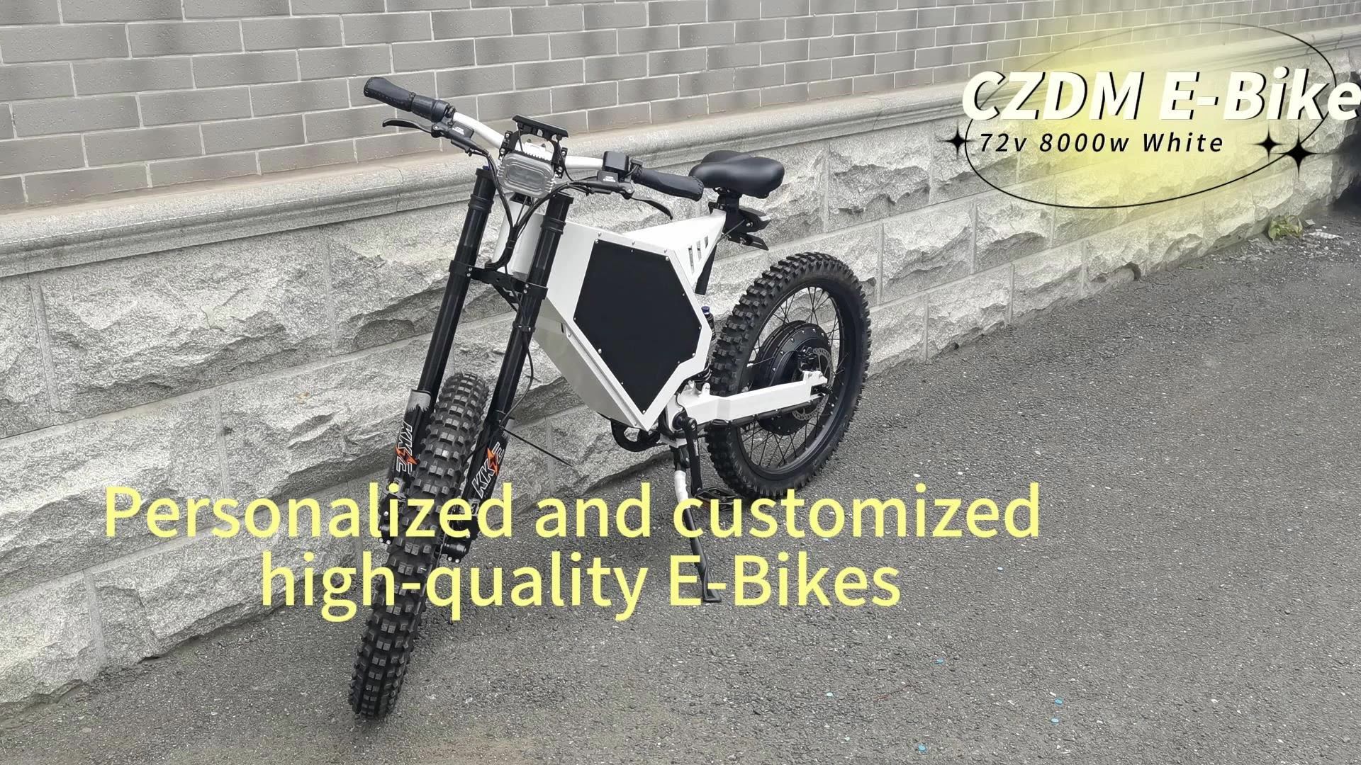 Superior 72v 8000w E-bike Powerful Electric Mountain Bike Full ...