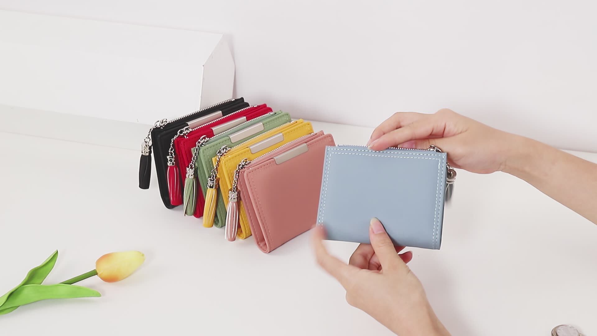 Taomicmic Cheap Price Hight Quality Pu Leather Women Wallet Ladies Card ...