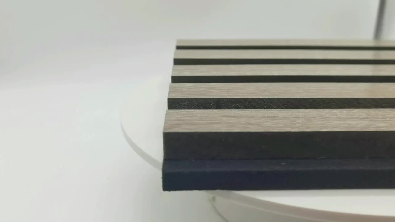 Wood Strip Polyester Fiber Sound-absorbing Board School Piano Room ...