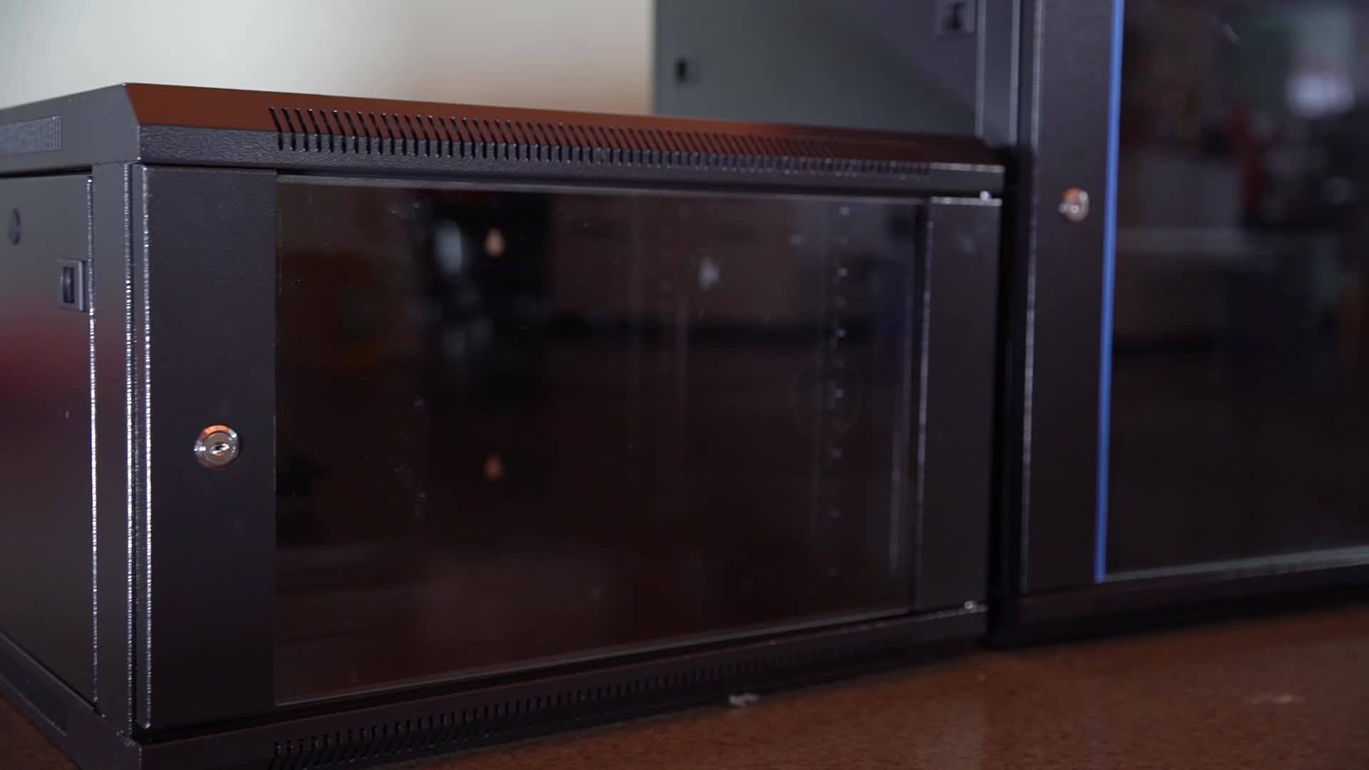 Oem Glass Front Door Wall Mount Network Cabinet,4u 6u 9u 12u 15u Server ...