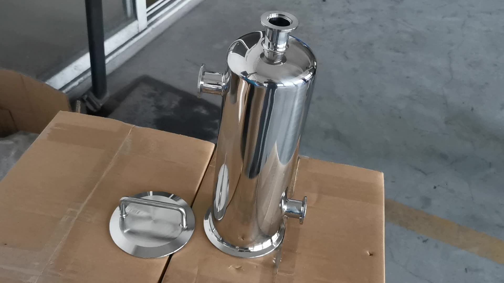 Stainless Steel 1l Cold Trap With Kf Fittings Use For Bho Extractor ...