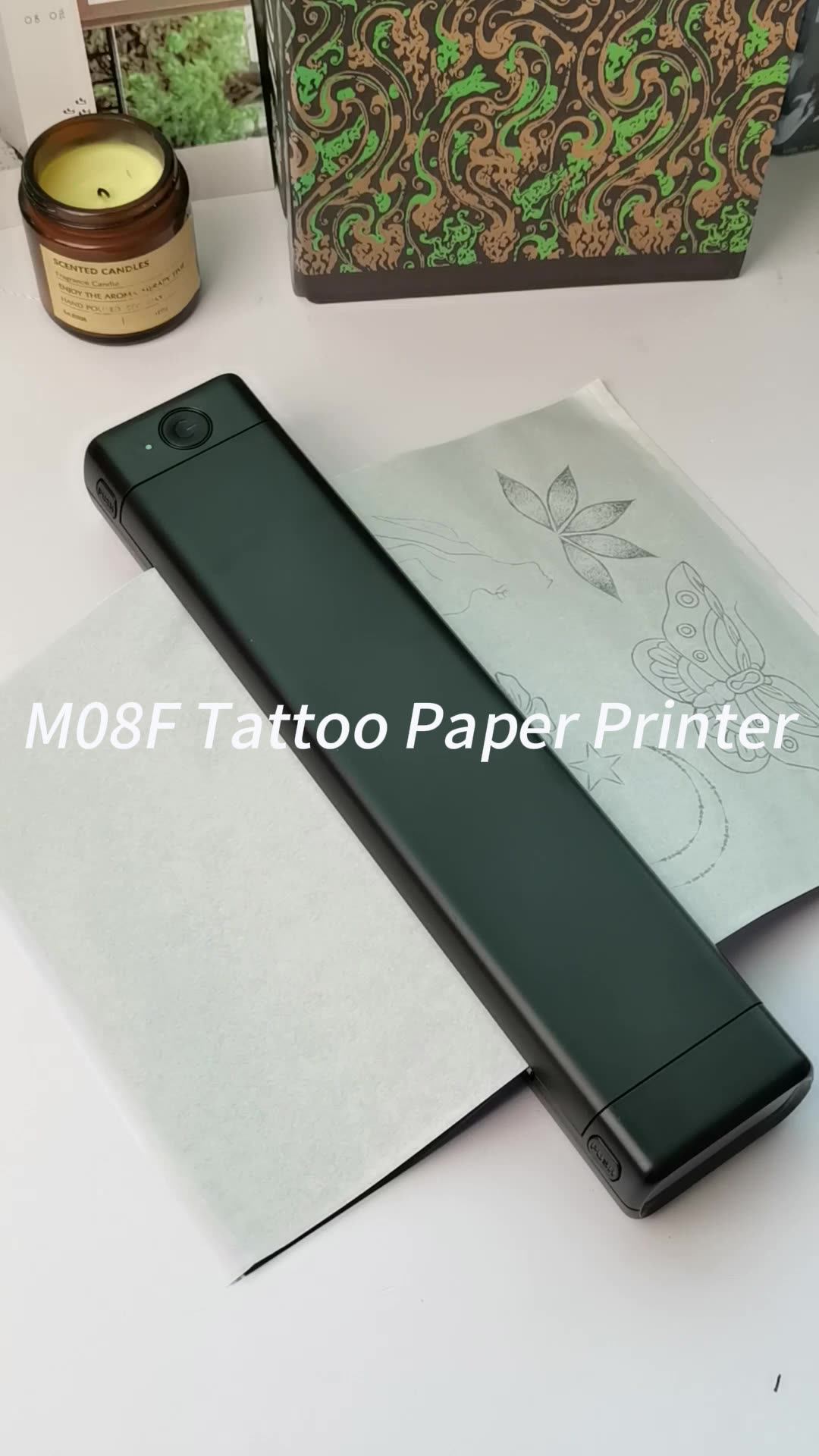 Phomemo Portable A4 Printer M08f Temporary Tattoo Printer Wireless ...