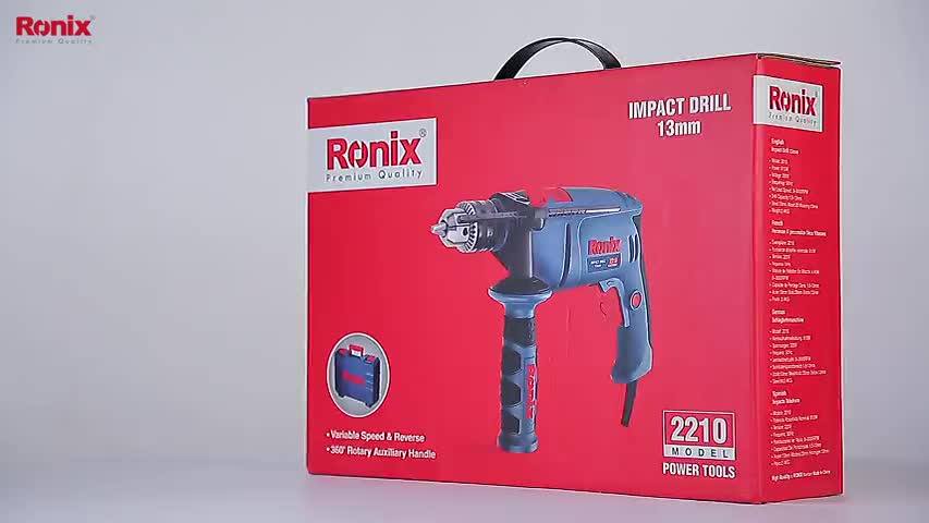 Ronix Power Tool 13mm 810w Hand Tool Electric Impact Drill - Buy Power ...