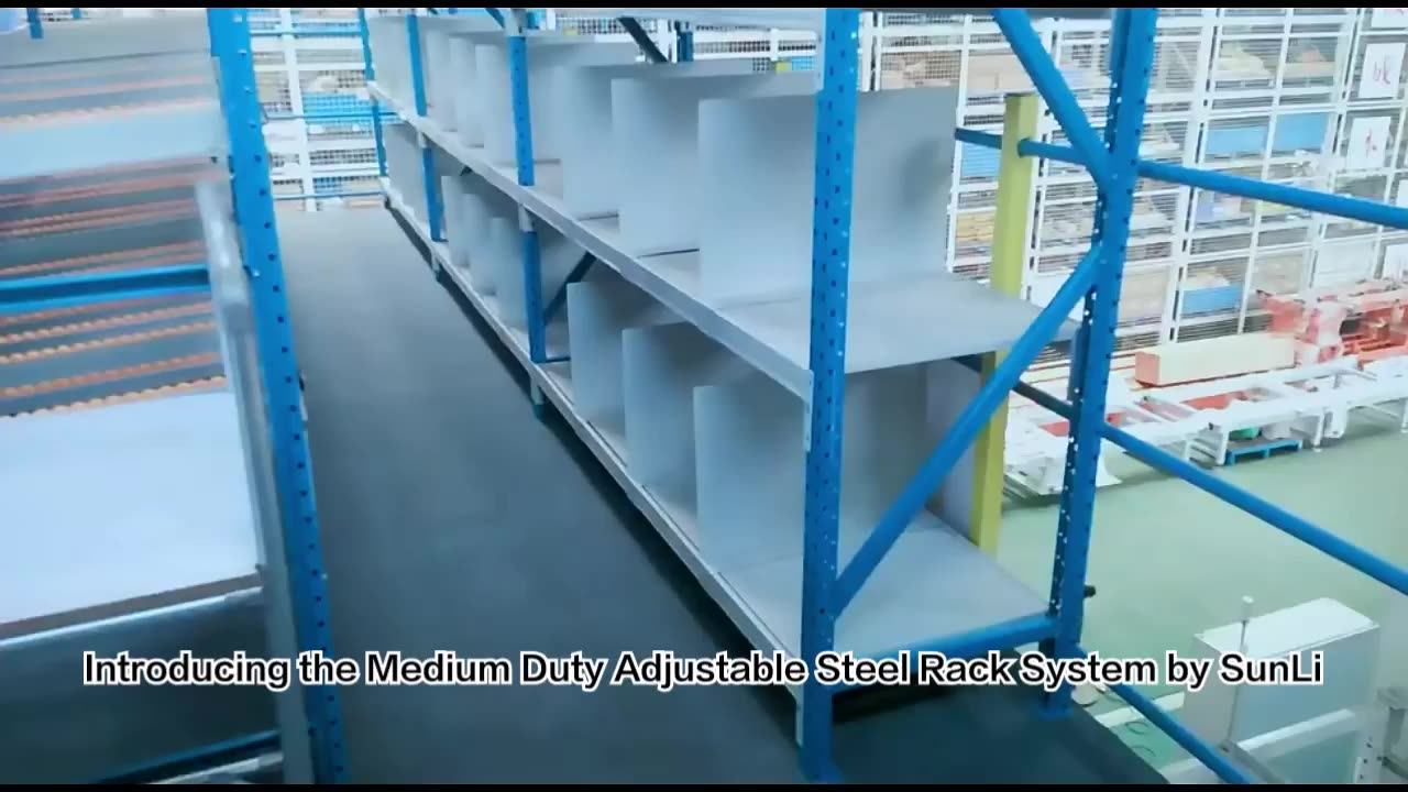 Adjustable Industrial Steel Decking Storage System Powder Coated Metal ...