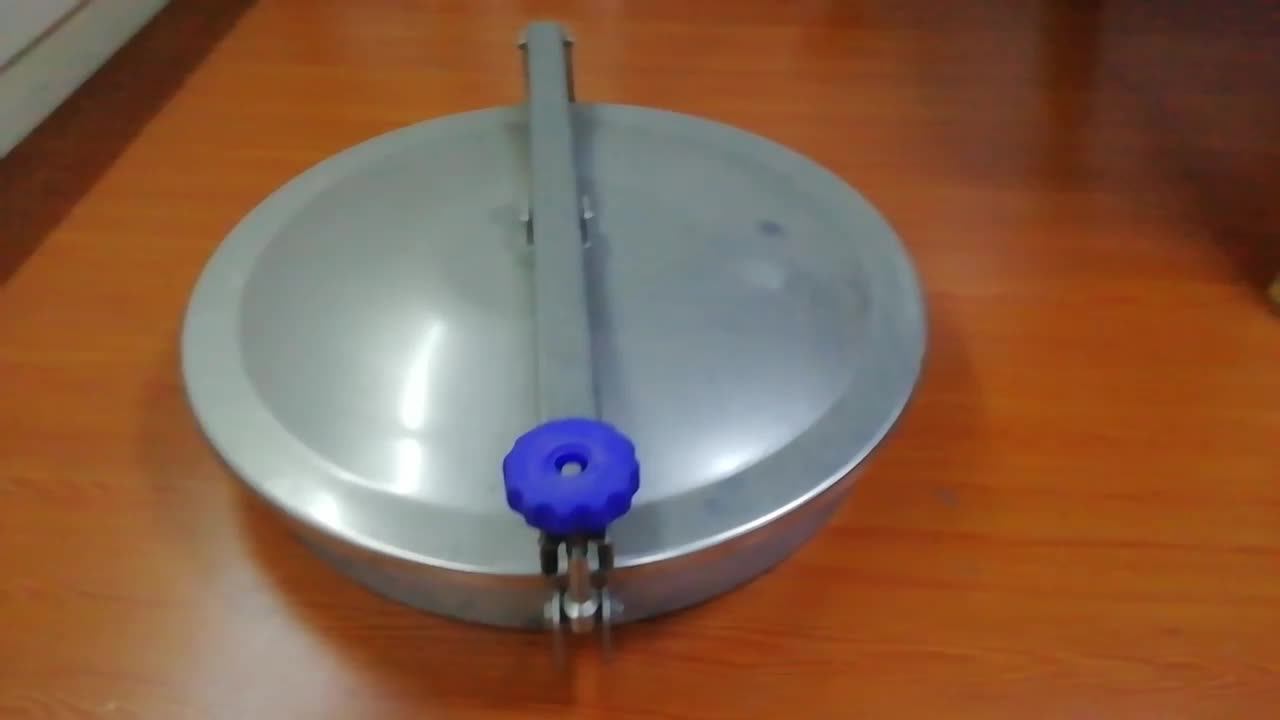 Dn450 Sanitary Stainless Steel Round Non-pressure Tank Manhole Covers ...