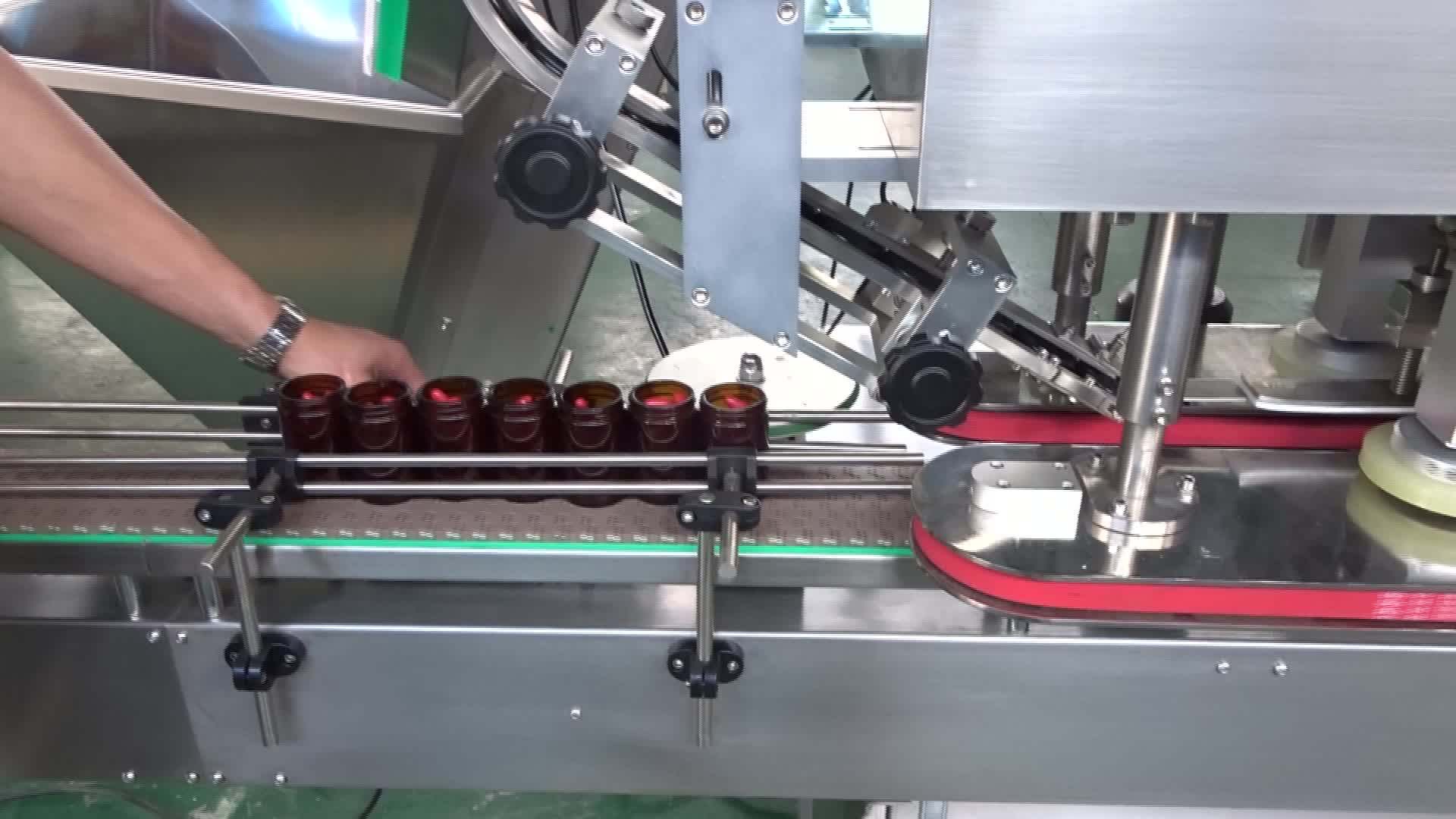 High Speed Automatic Plastic Cap Capping Machine Bottle Screw Capper ...