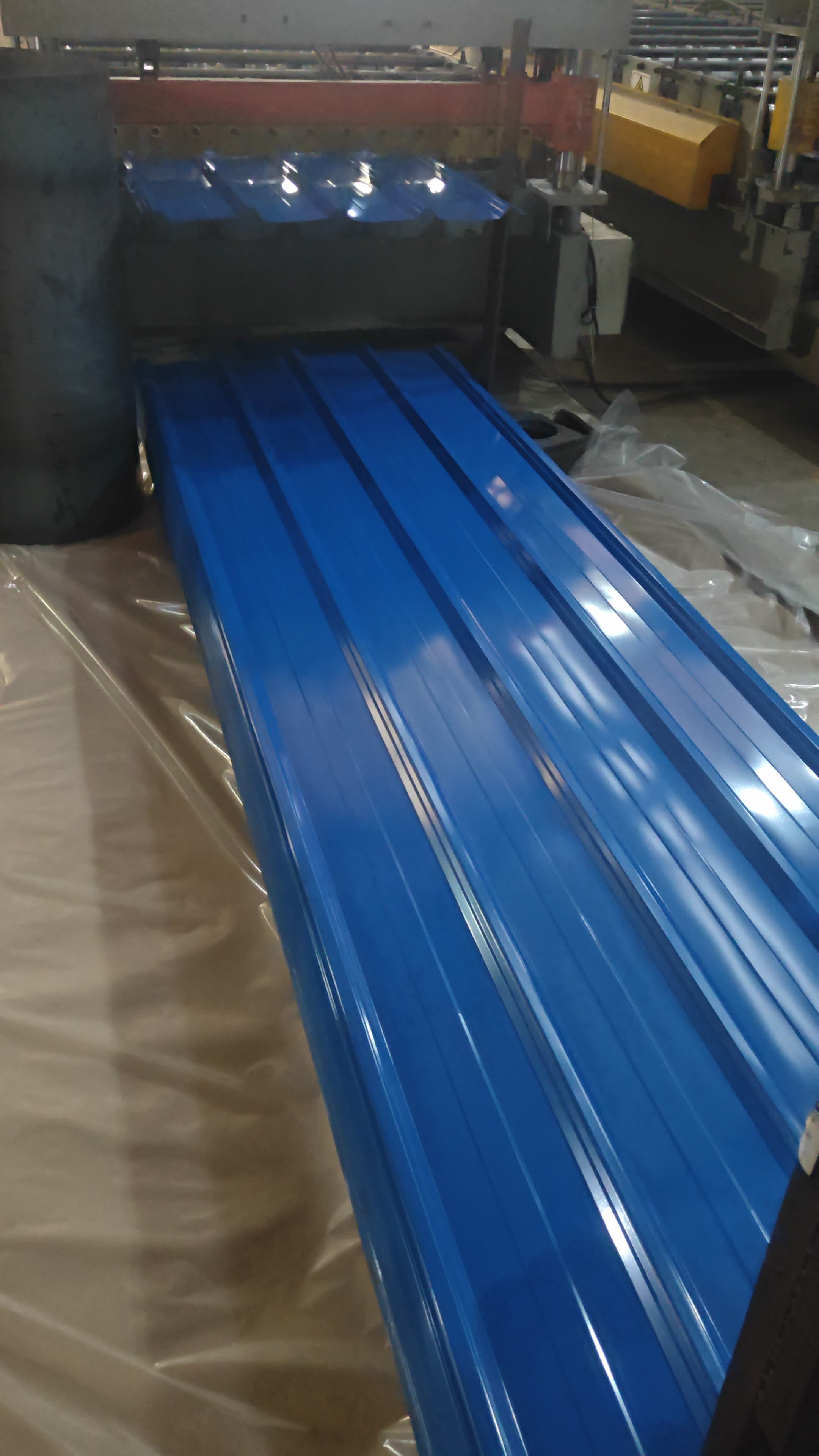 Aluzinc Metal Roofing Sheet Metal Roofing Panel Curved 1 Mm Thickness ...