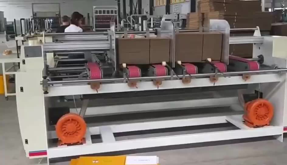 Zh-spzx2200 Double Sheet Joint Gluing Machines Two Pieces Folder Gluer ...