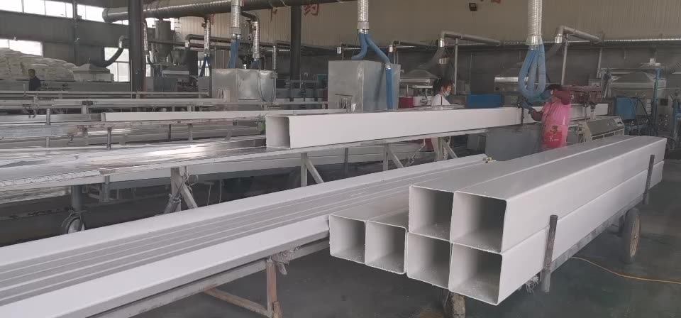 Large Diameter Sizes 200mm Plastic Rectangular Square Pvc Drainage Pipe ...