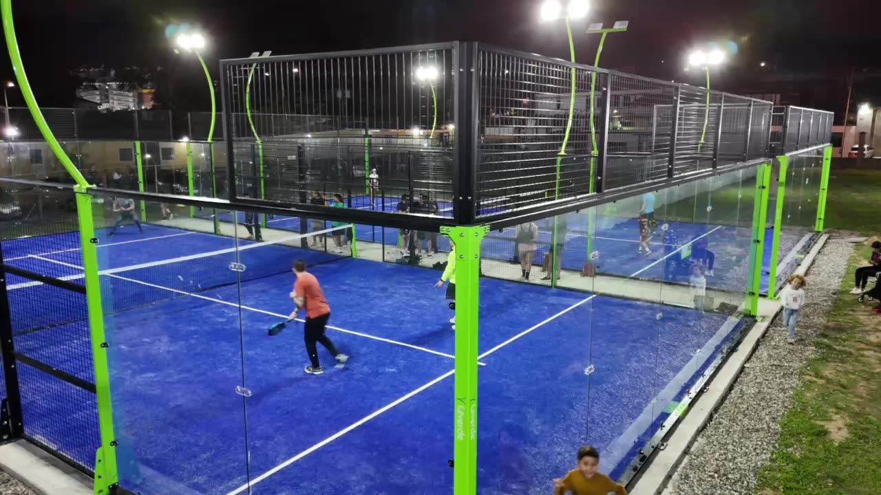 Custom Outdoor Padel Court Professional Competition Paddle Tennis Court ...
