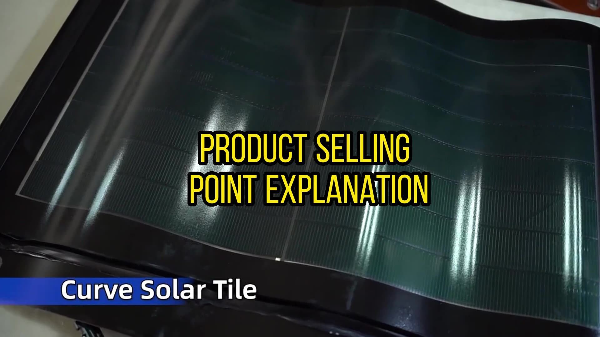 Supplied Bipv Monocrystalline Silicon Photovoltaic Roof Tile Flexible ...